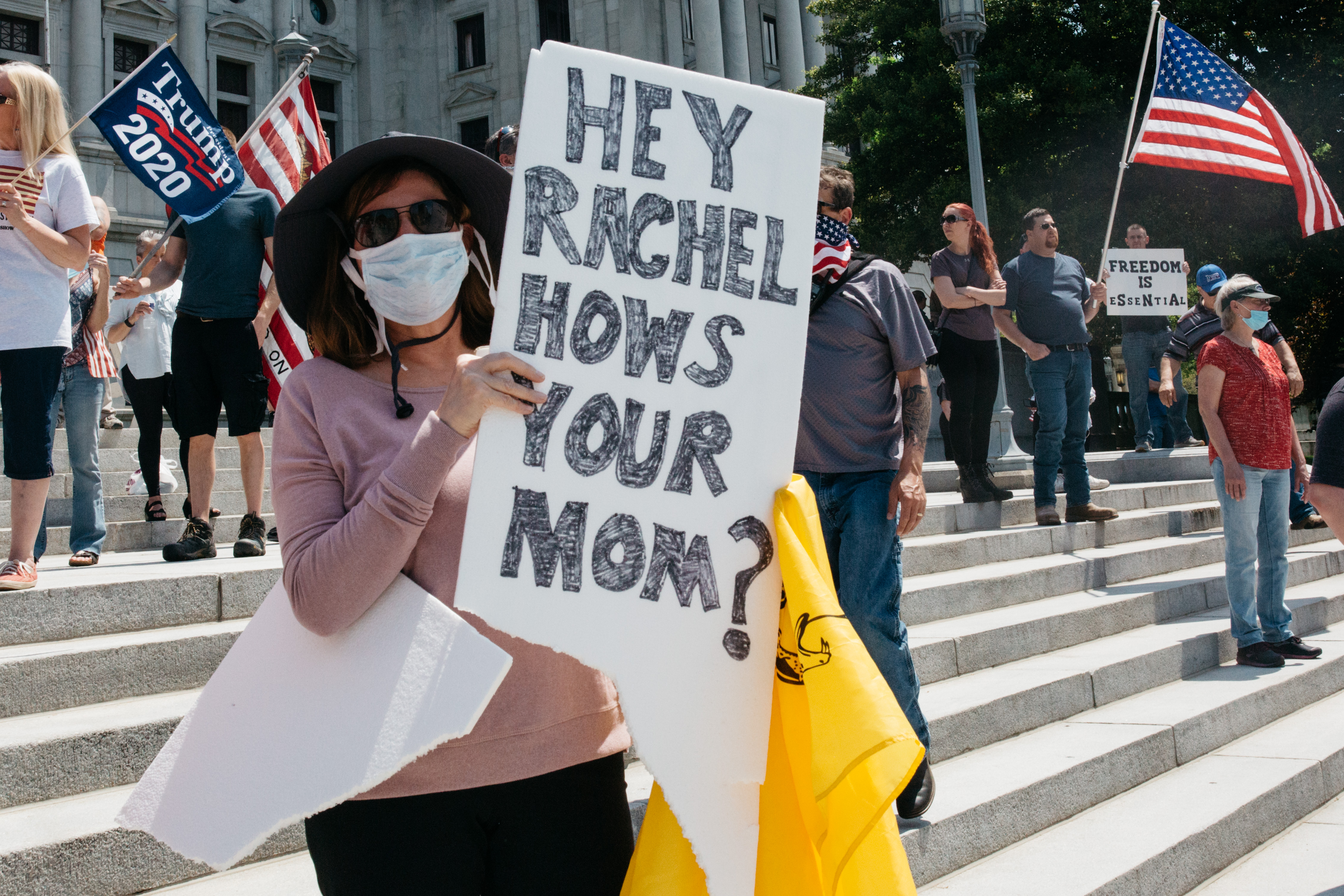 Photos: May 15 protest in Harrisburg in support of reopening ...