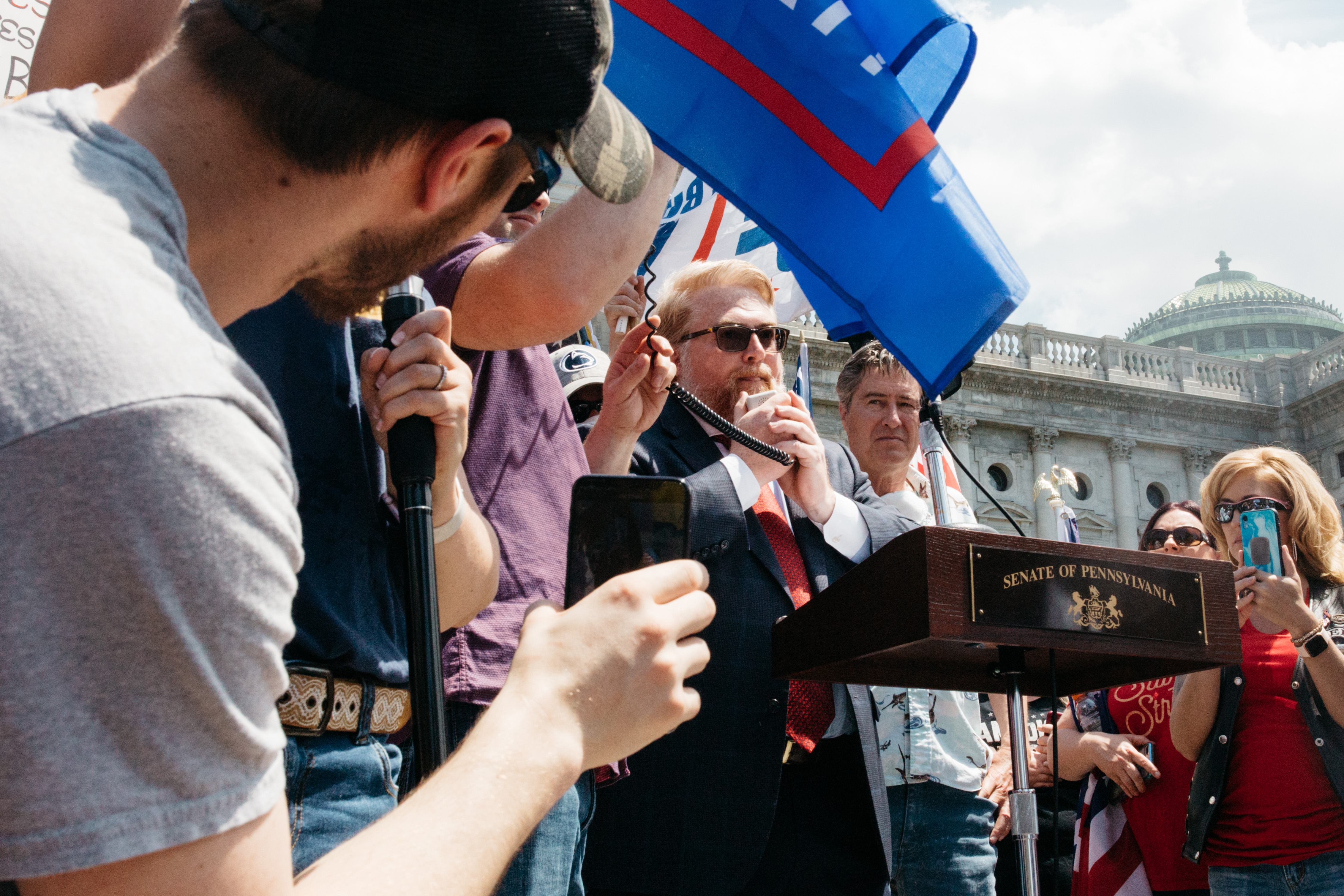 Photos: May 15 protest in Harrisburg in support of reopening ...