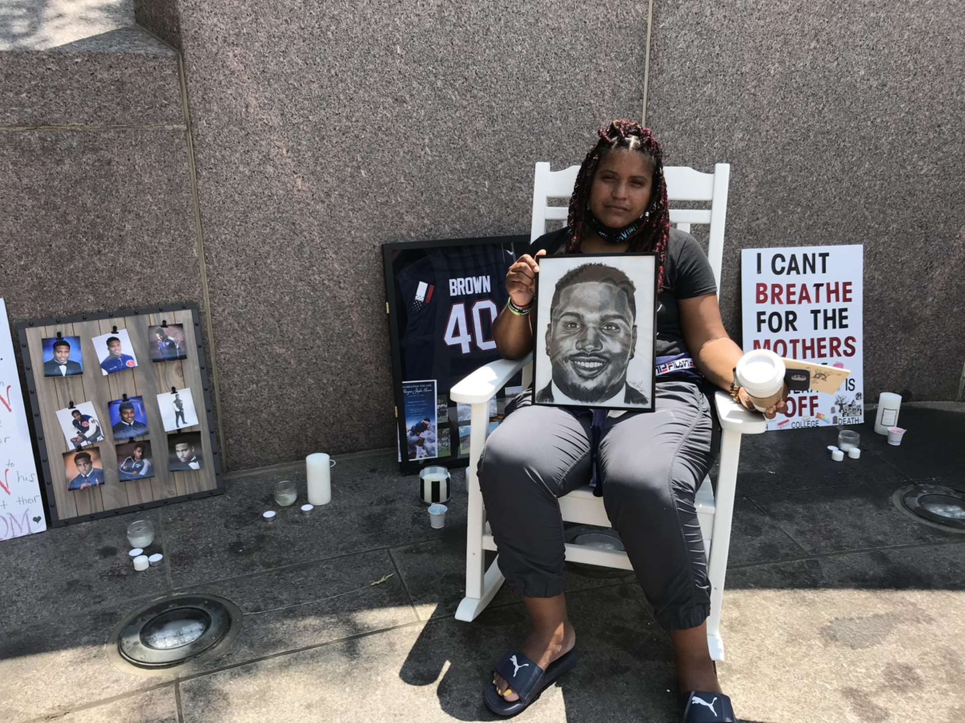 A mom seeking answers in her son’s death was drawn to Freedom Corner in ...