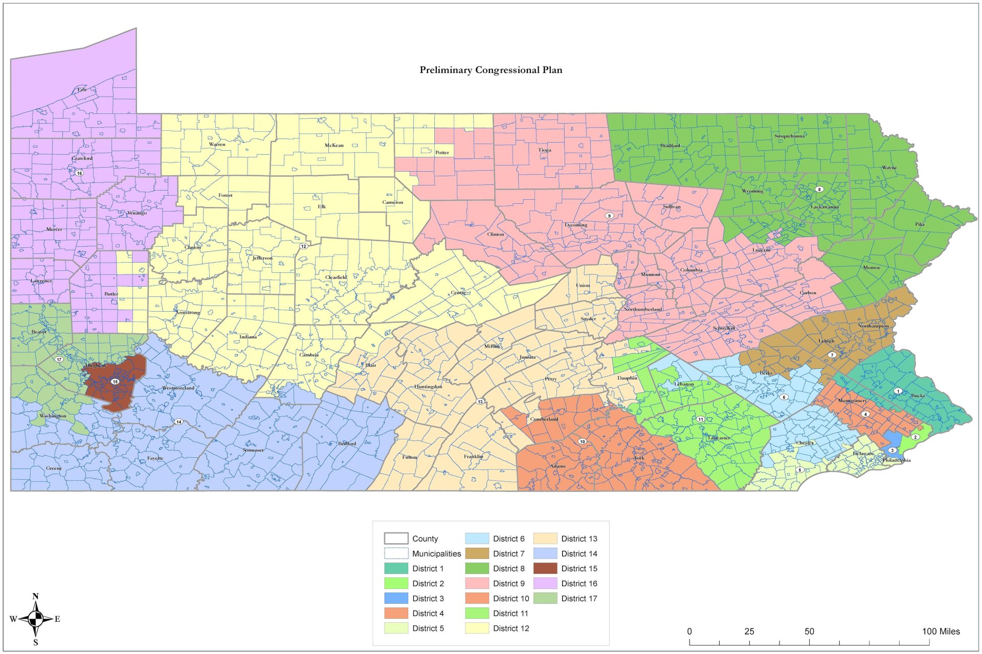 Pa. Republicans are moving a new draft congressional map. It’s still ...