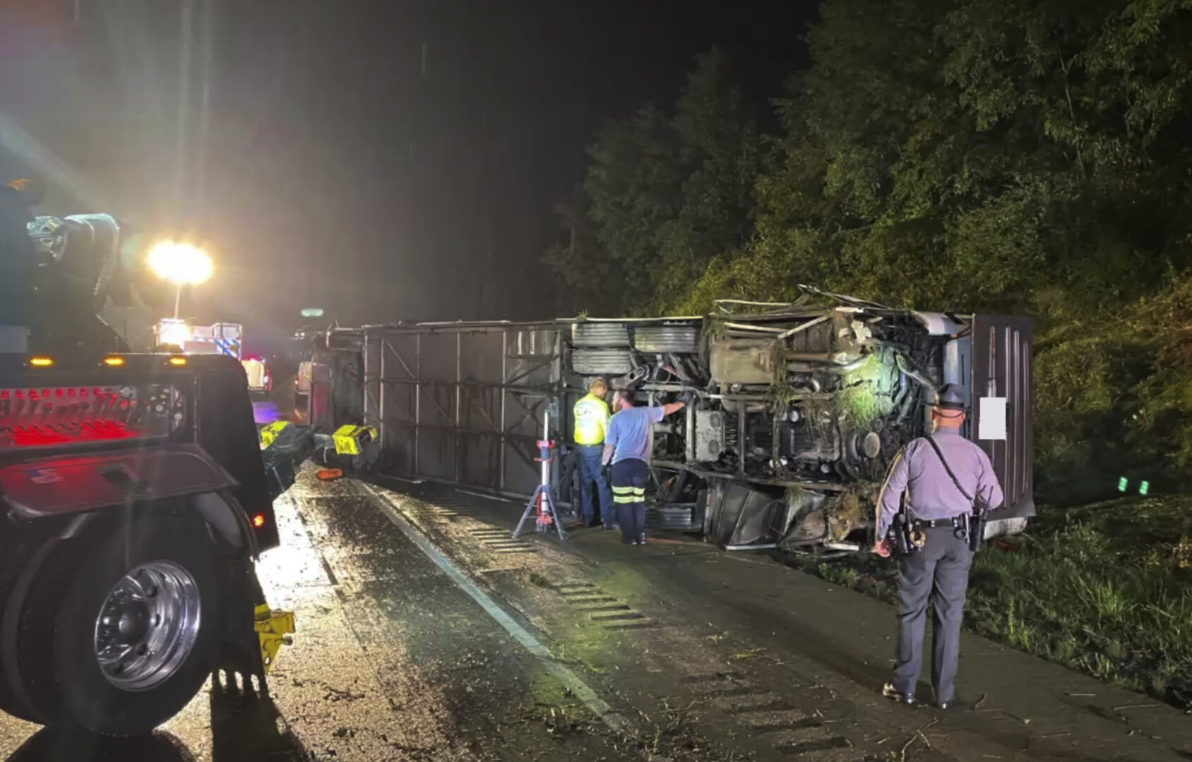 Coroner releases names of 2 killed in I-81 bus crash in Pa. | WITF