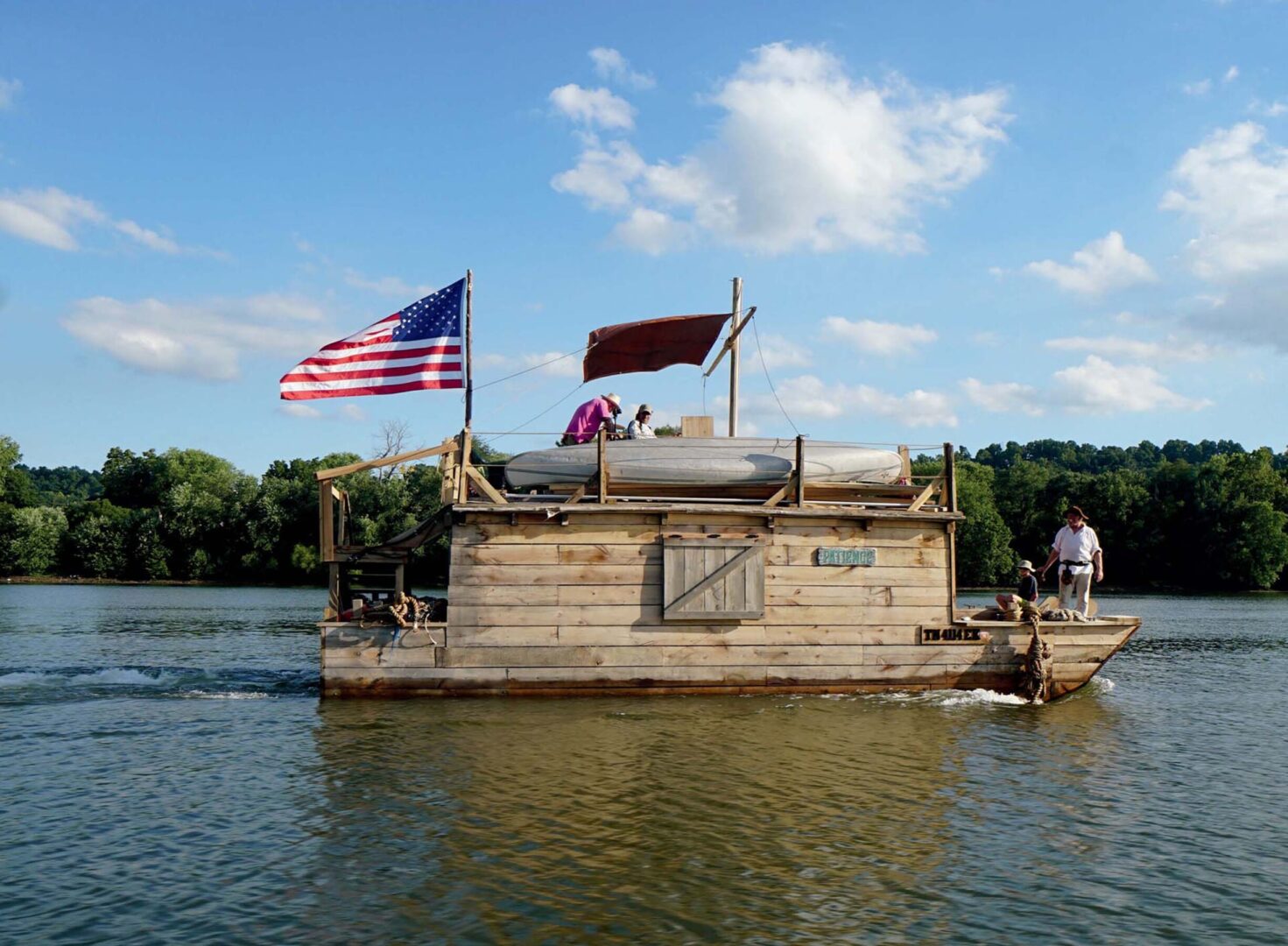 Best-selling author writes about flatboat journey on Mississippi River ...