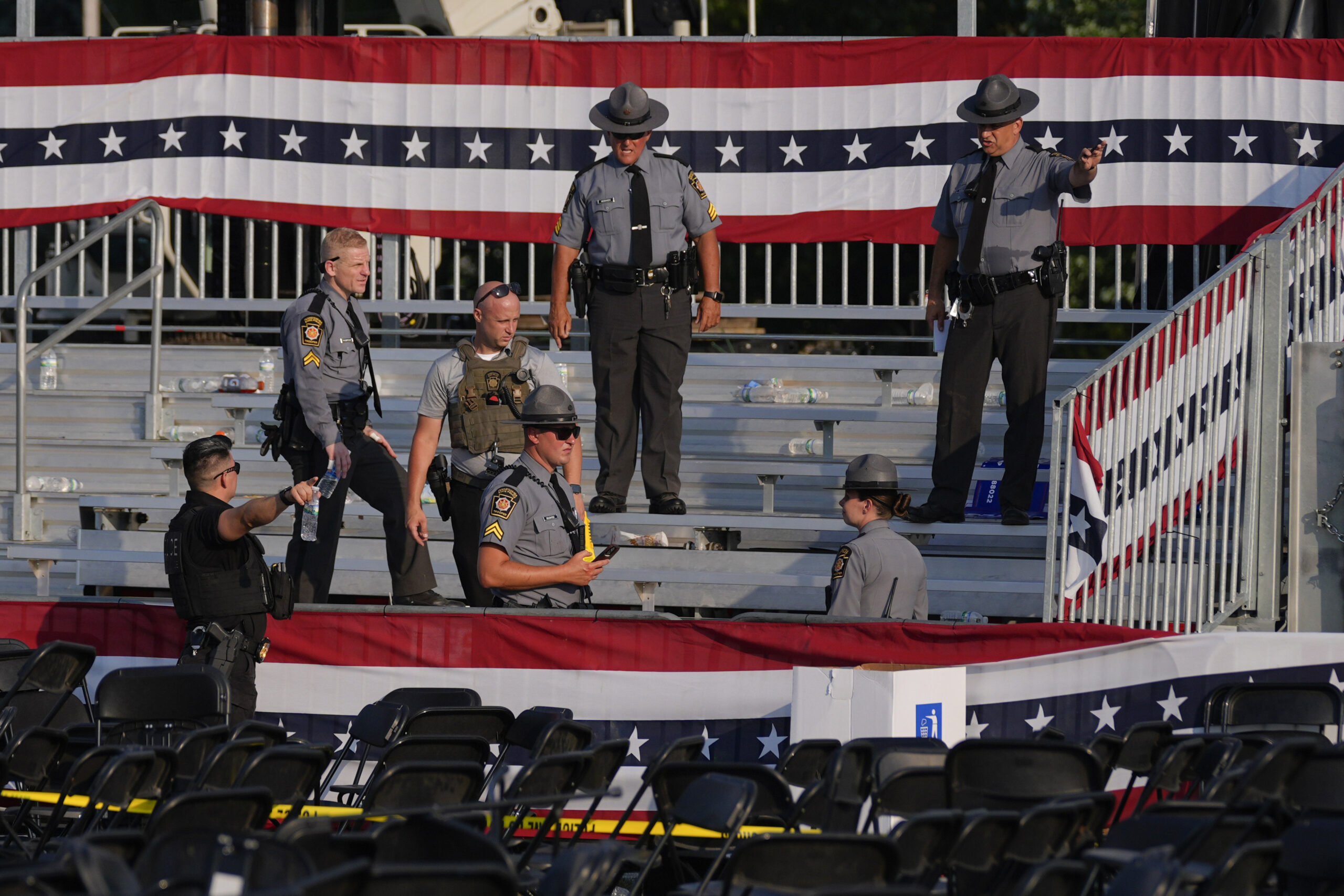 Photos from the shooting at Trump's speech in Pa. | WITF