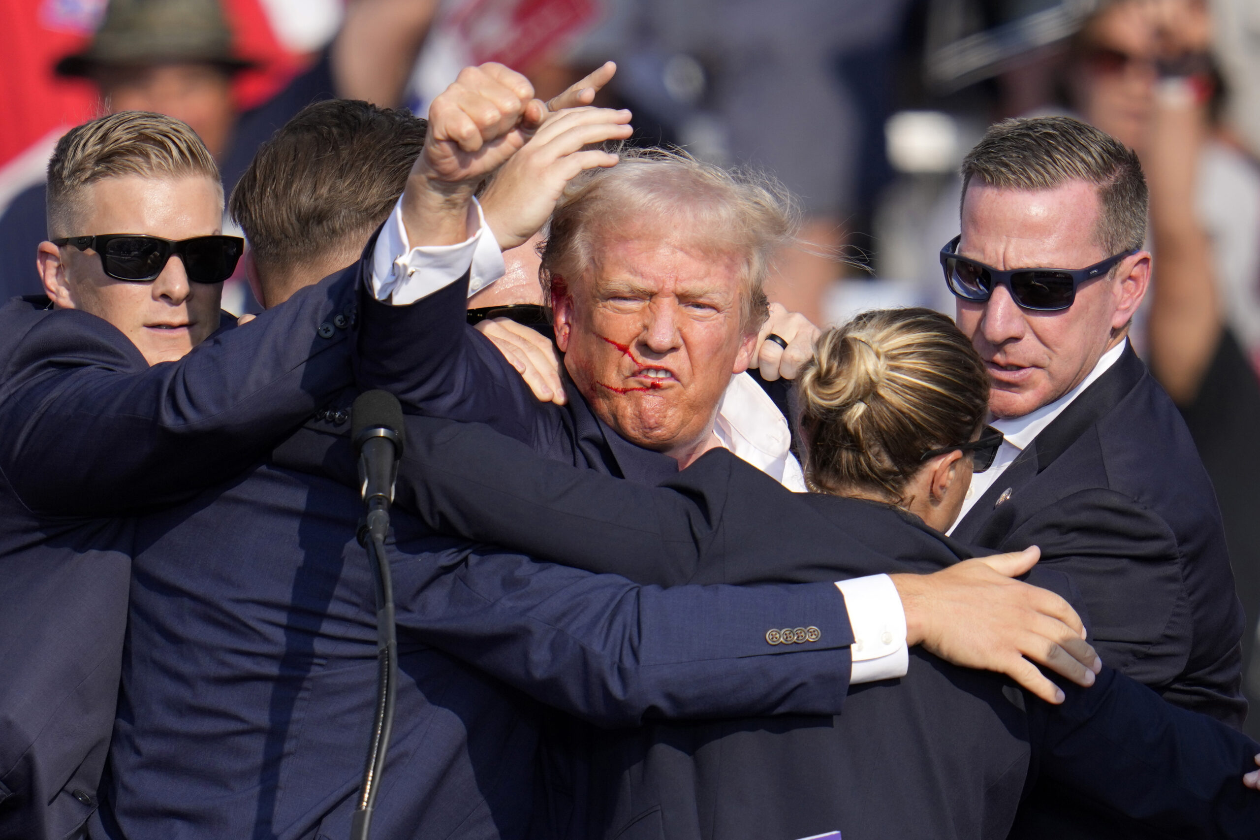 Photos from the shooting at Trump's speech in Pa. | WITF