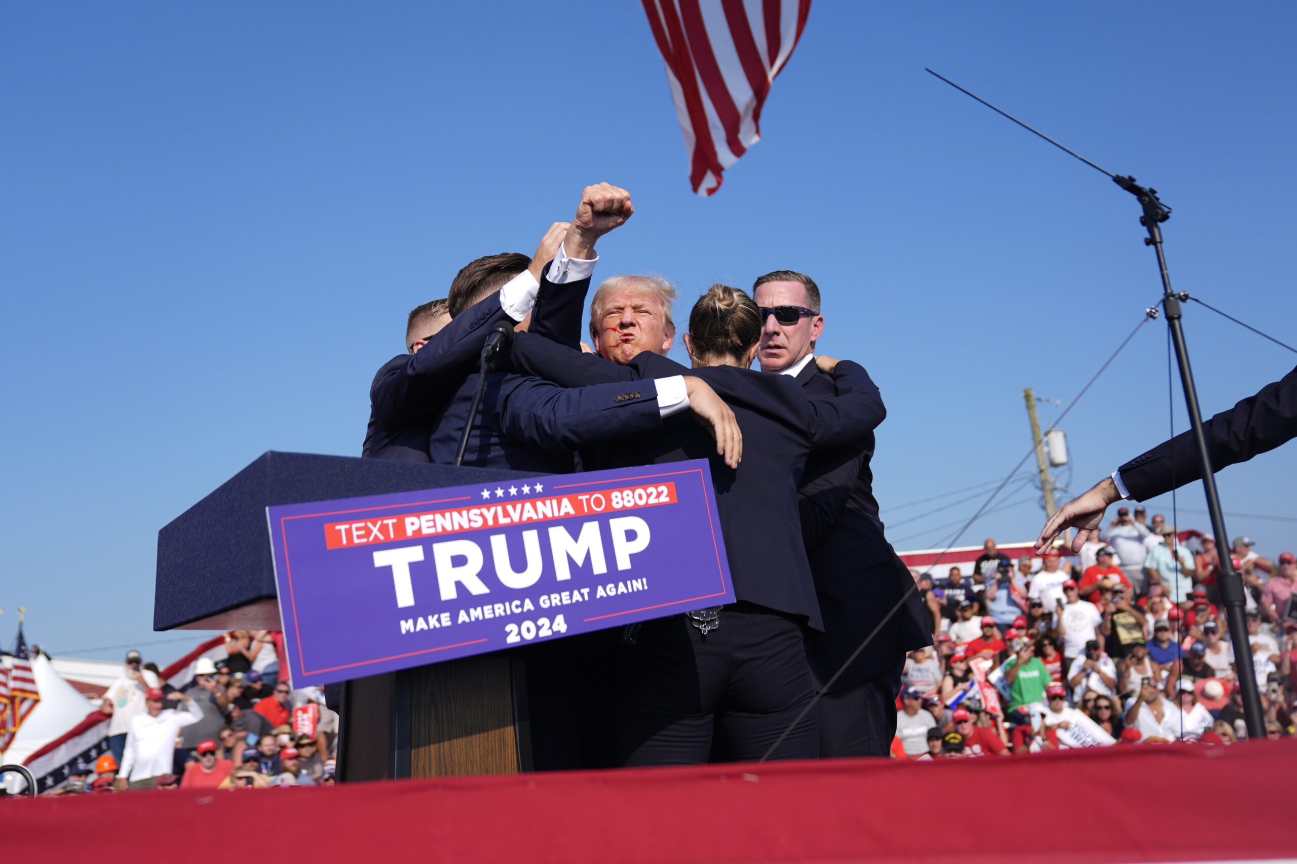 Photos from the shooting at Trump's speech in Pa. | WITF