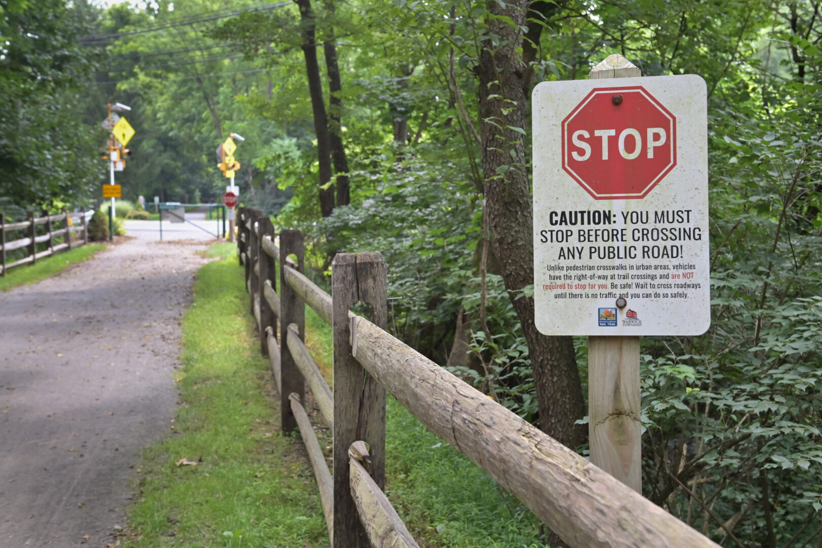 Do cars have to yield to pedestrians at Pa. rail trail crossings? | WITF